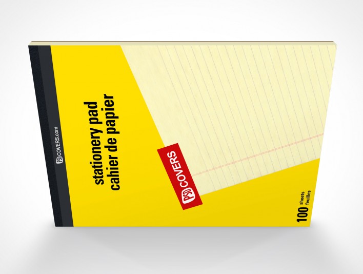 Show off notepad designs on this Stationery Notepad Mockup 12