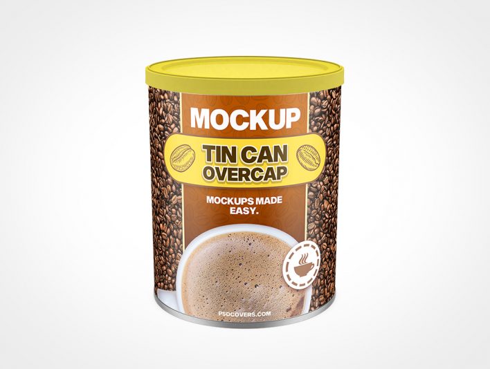 Refine your food branding on this white label Can Mockup 20