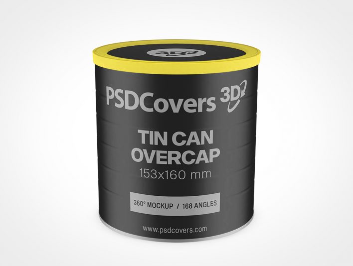 Friction Lid Tin Can Mockup 2