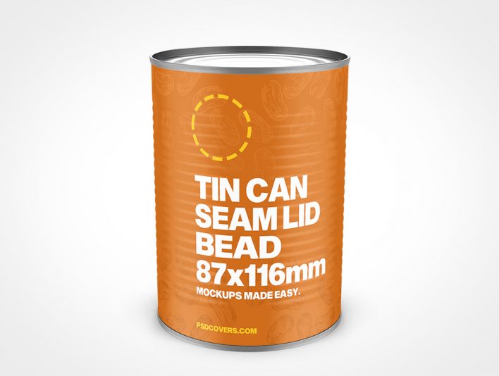Unveil your food branding on this blank Can Mockup 10