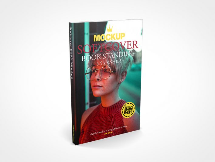 This Octavo Paperback Book Mockup 27 showcases book layout