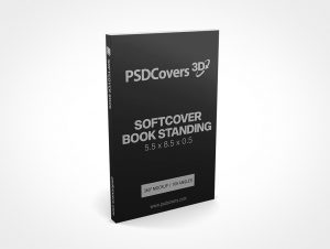 Softcover Book 5x8 in Mockup Catalog • PSDCovers