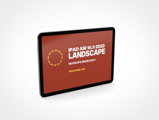 Showcase your app layouts on this 2020 iPad Air 10.9 Mockup 3