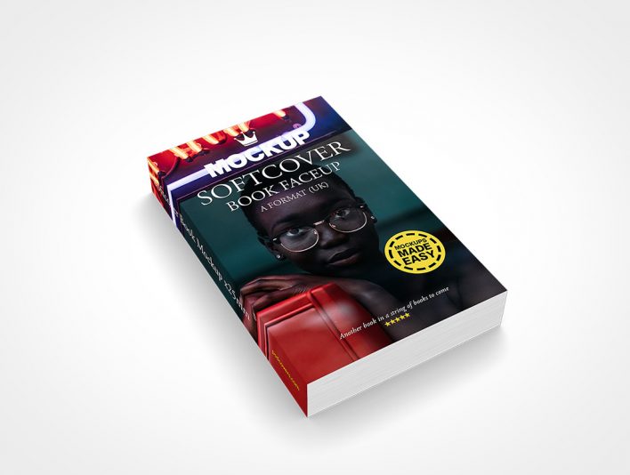A5 Landscape Book 213 is a blank mockup for your book designs