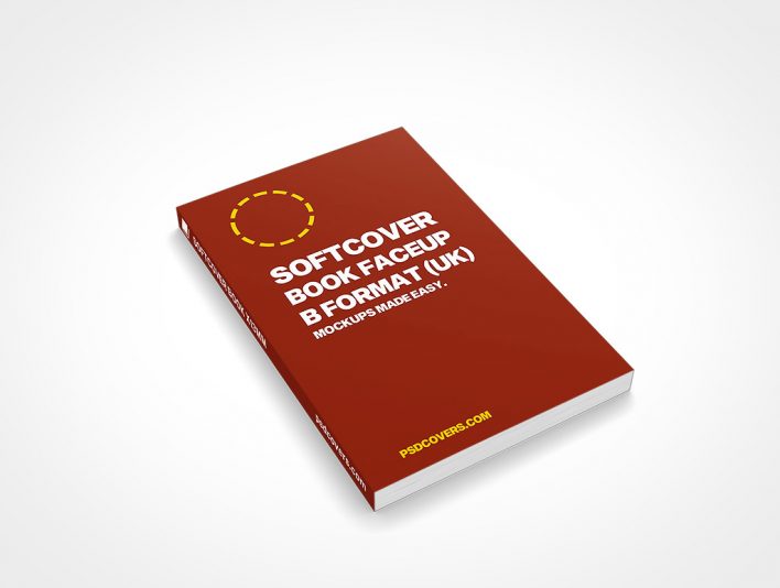 Market your cover on this white label B-Format Book Mockup 213