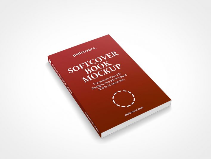 Market your cover on this white label B-Format Book Mockup 213