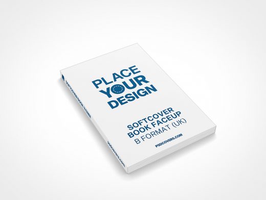 Market your cover on this white label B-Format Book Mockup 213