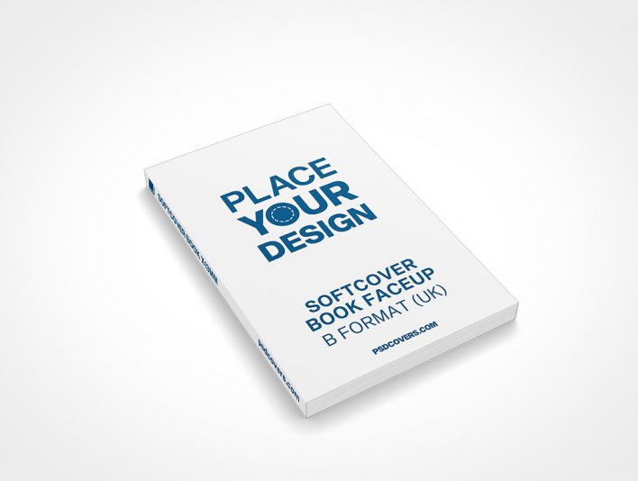 Market your cover on this white label B-Format Book Mockup 213