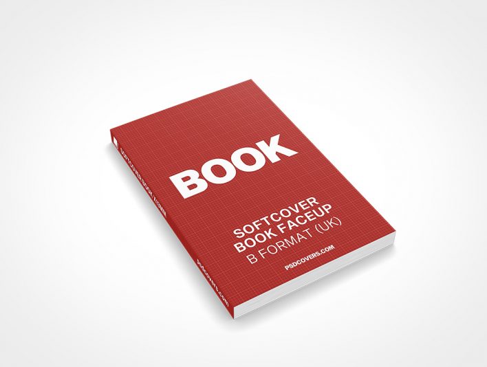 Market your cover on this white label B-Format Book Mockup 213