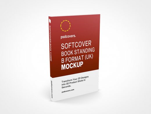 B-Format Book Mockup 13