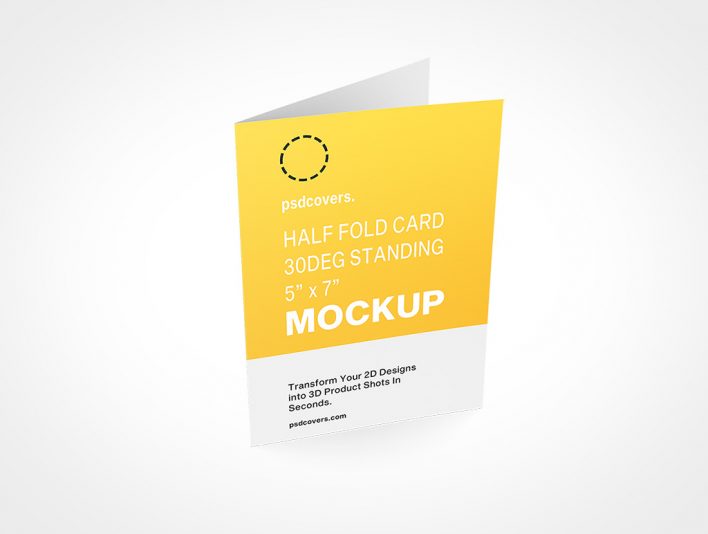 Market your designs on this blank Thank You Card Mockup 8