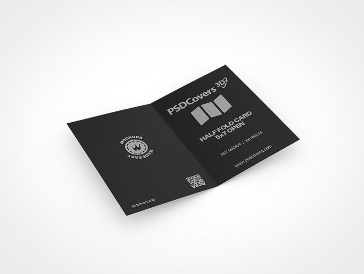 Card Mockup Spread • PSDCovers • Mockup Generator