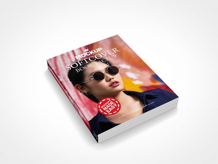 Standing Paperback Book Mockup 5 is a mockup for your designs
