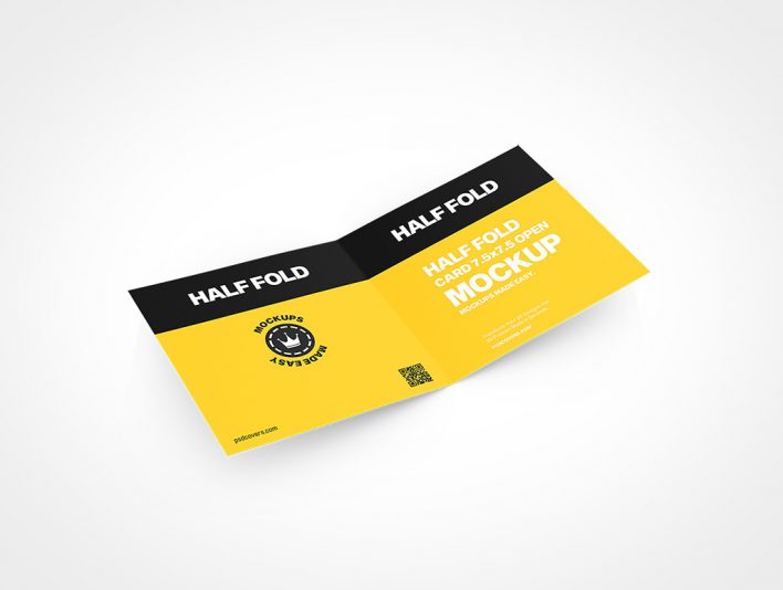 Share your panel design layout on this blank Card Mockup 18