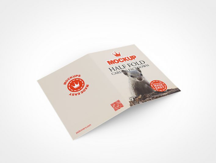 Open Card Mockup 10 • PSDCovers • Mockup Generator