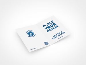 Showcase your panel designs on this blank A6 Card Mockup
