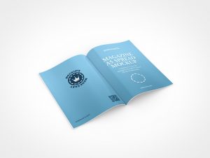 Preview your page layouts on this blank A5 Magazine 46