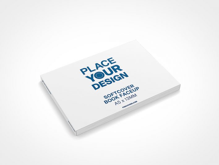 A5 Landscape Book 213 is a blank mockup for your book designs