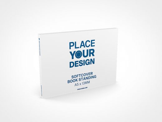A5 Landscape Book 13 is a blank mockup for your cover designs