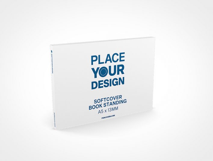 A5 Landscape Book 13 is a blank mockup for your cover designs