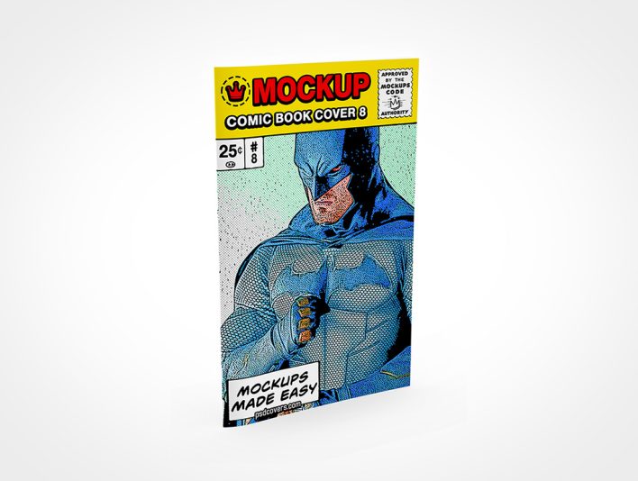 Our Comic Book Mockup 62 easily previews your comic book