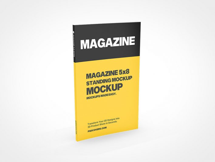Magazine Mockup 6 is a blank mockup for your magazine designs