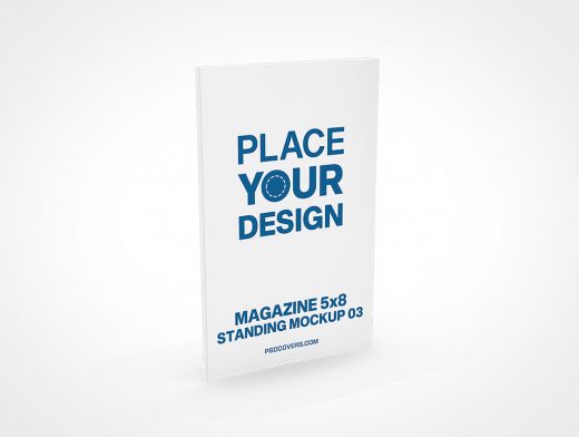 Magazine Mockup 6 is a blank mockup for your magazine designs