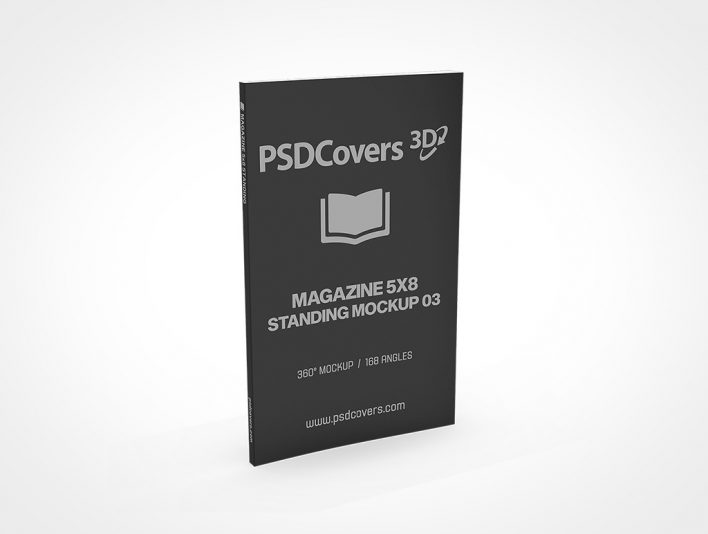 Render mastheads on Leaning Magazine Cover Mockup 1