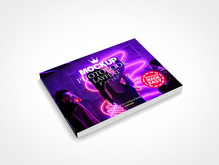 C-Format Paperback Book Mockup 25