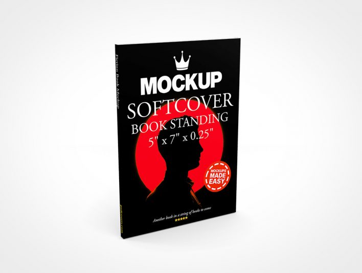 Finalize your book cover design with this PAPERBACK009 Mockup