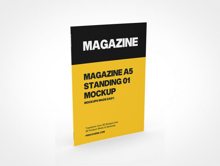 Stick your brand to this white label A5 Magazine 2