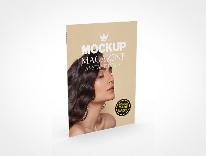 Use this Closed Magazine Mockup 9 to showcase cover designs