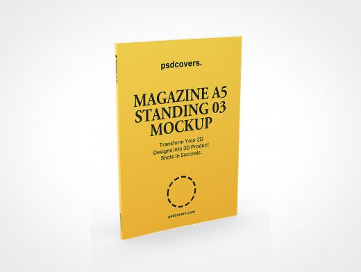 Propose your cover design to this blank A5 Magazine 6