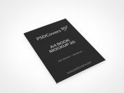 B-Format Book Mockup 28 is a blank white proxy for your designs