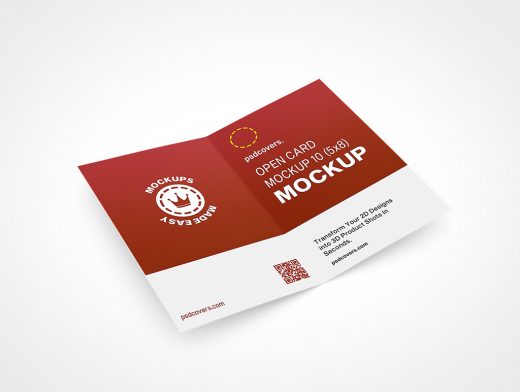 Apply your brand to this white label Card Mockup 10