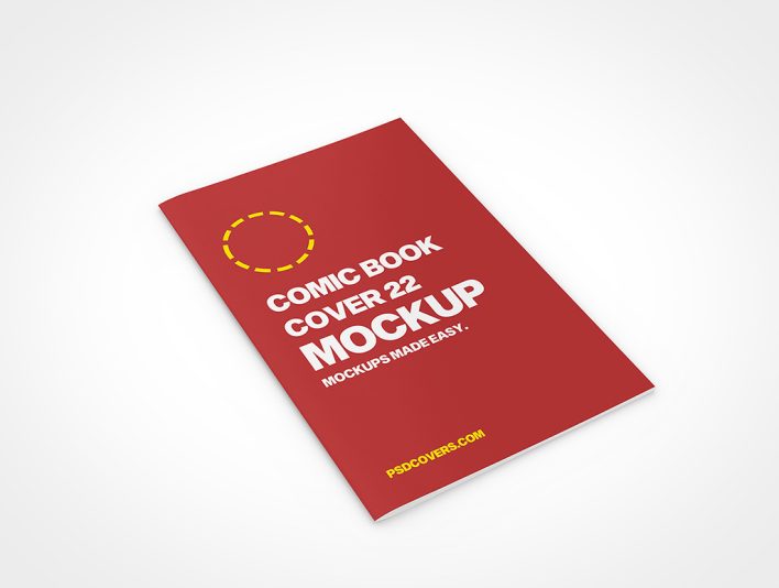Comic Book Cover 22 is a blank mockup for your cover designs