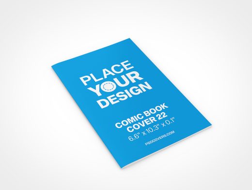 Comic Book Cover 22 is a blank mockup for your cover designs