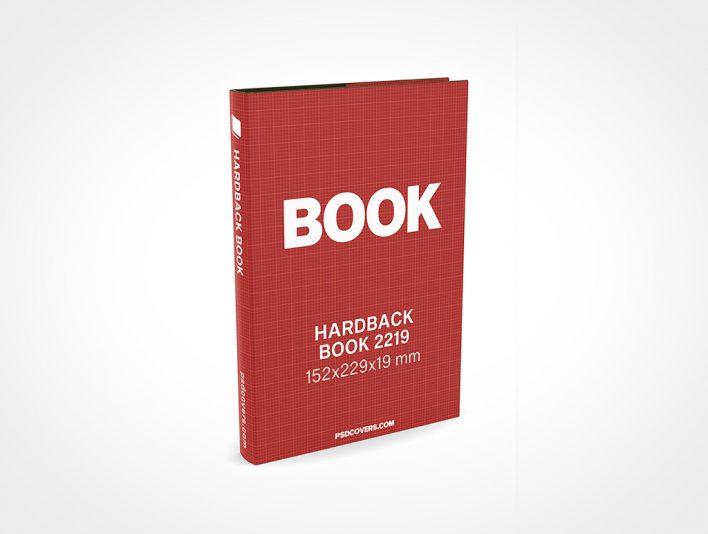 Hardback Book 2219 is a blank mockup for your cover designs