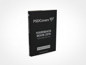 Hardback Book 148 mockup features your book cover design