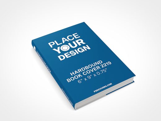 Hardbound Book Cover 2219 is a mockup for your cover designs