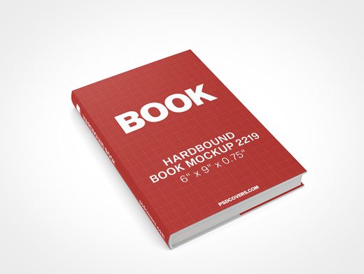 Hardbound Book Cover 2219 is a mockup for your cover designs