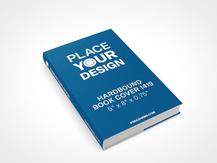 Hardbound Book Cover 1419 promotes your romance book cover