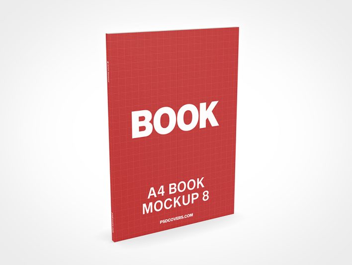 A4 Book Mockup 8 applies your book covers in seconds