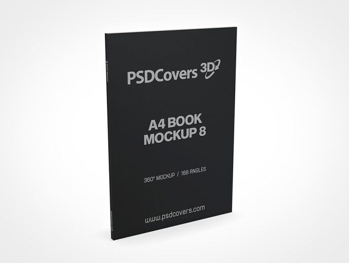 A4 Book Mockup 8 applies your book covers in seconds