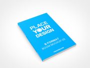 B-Format Book Mockup 28 is a blank white proxy for your designs