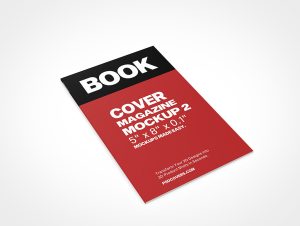 Use This Cover Magazine Mockup 2 to showcase your layout