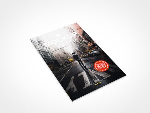 Use This Cover Magazine Mockup 2 to showcase your layout