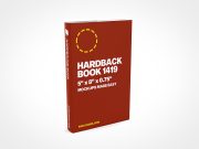 Hardback Book 1419 previews cover designs standing books