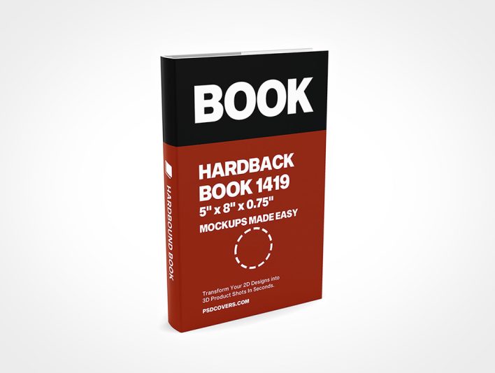 Hardback Book 1419 previews cover designs standing books