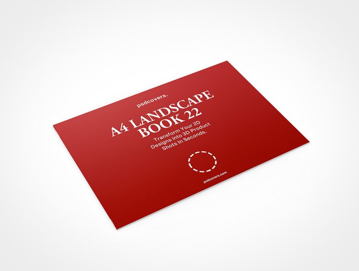 Our A4 Landscape Book 22 renders your covers in seconds